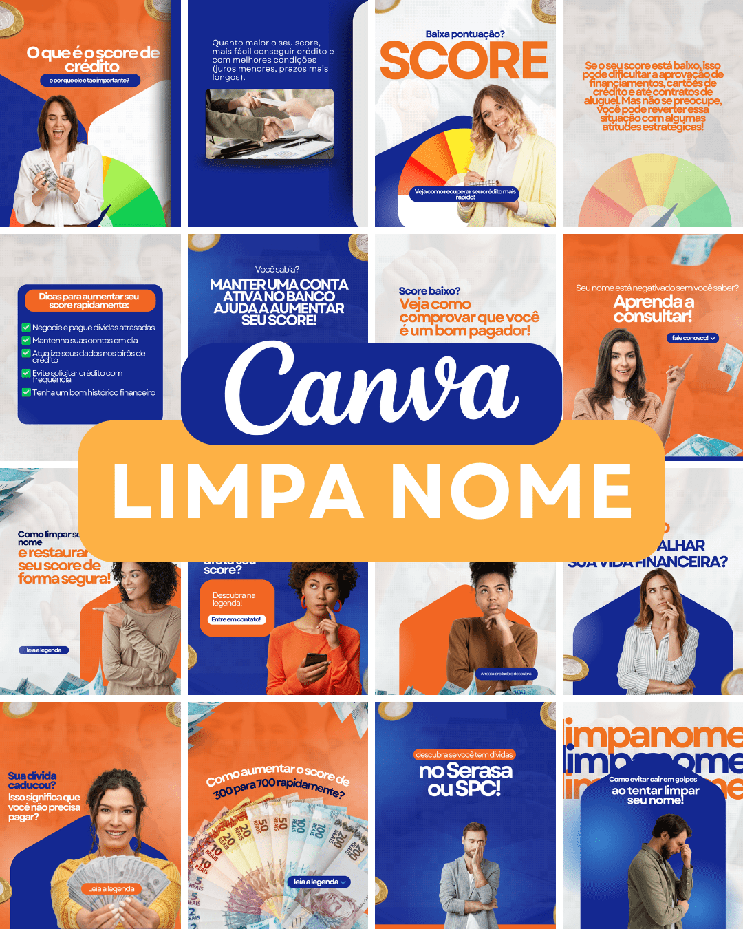 CANVA LIMPA NOME - Artes para as suas redes sociais